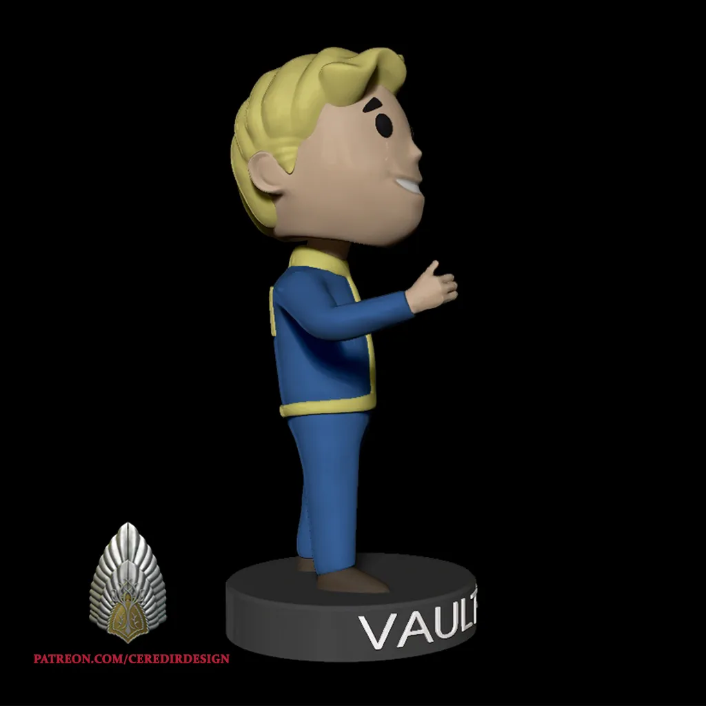 Characters & Creatures STL Download - Fallout Boy 3d digital downloadby ...