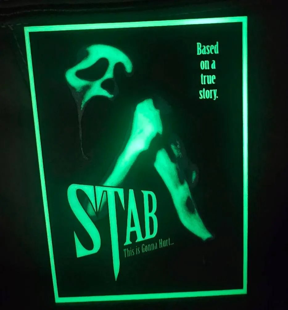 3D Printer Files | 3MF File | Stab Scream poster HUEFORGE | Creality Cloud