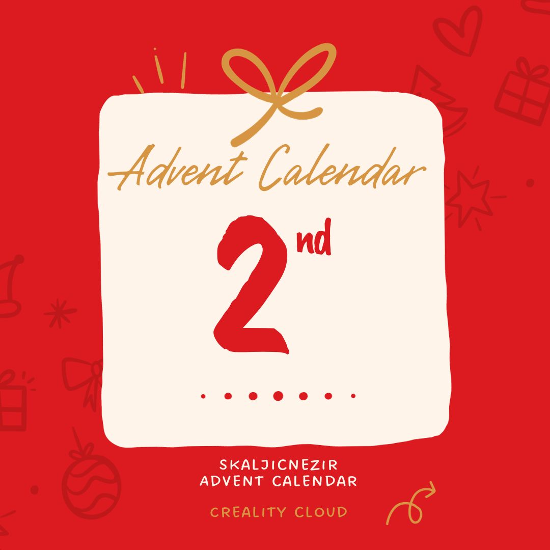 Hey Creality community! 🌟 The second surprise is here in our Advent Calendar event, and I'm ...