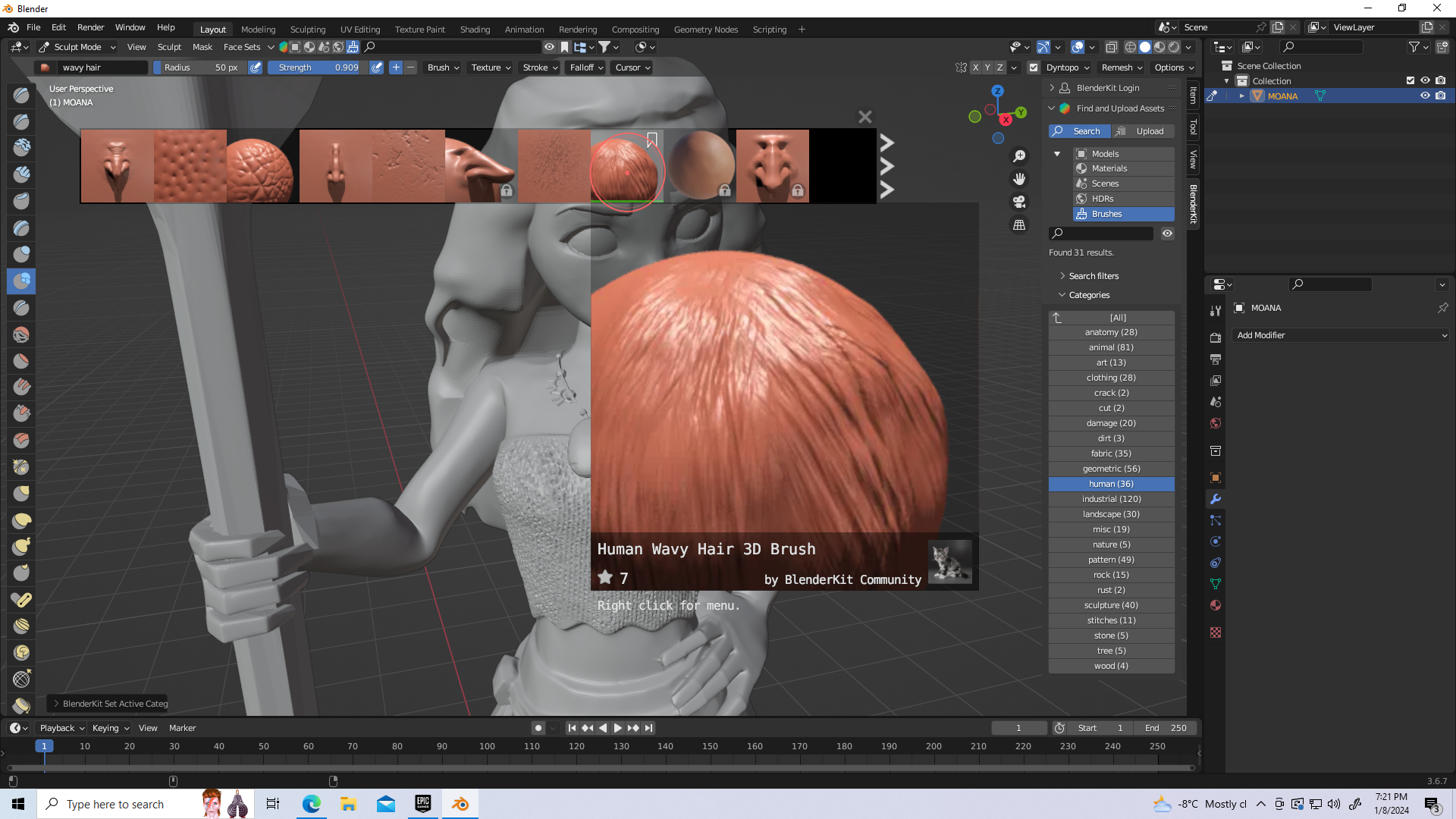 MOANA - MOANA | 3D models download | Creality Cloud