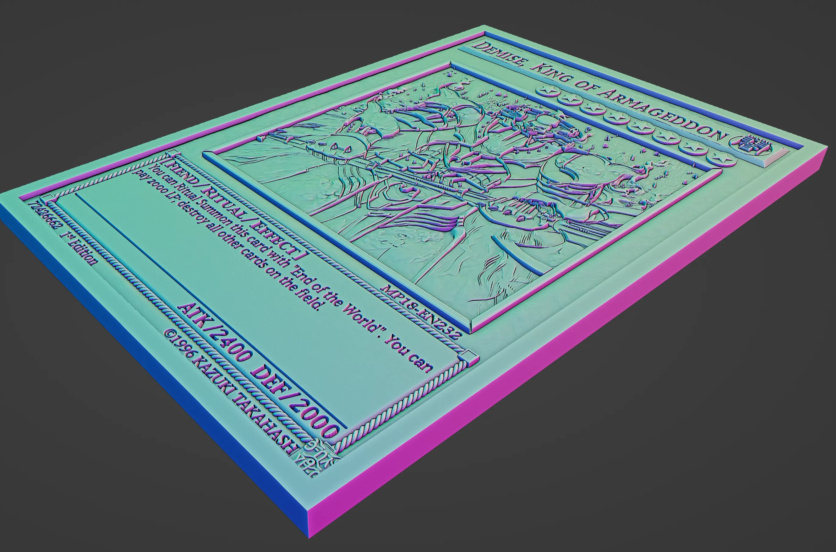 3D Printer Files | 3MF File | Demise, King of Armageddon - yu-gi-oh ...