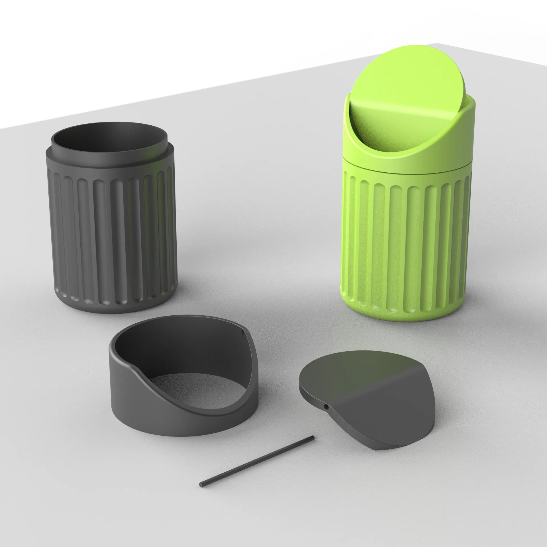 Other STL Download - 3D Trash Can – Ready to Print! Perfect for mini ...