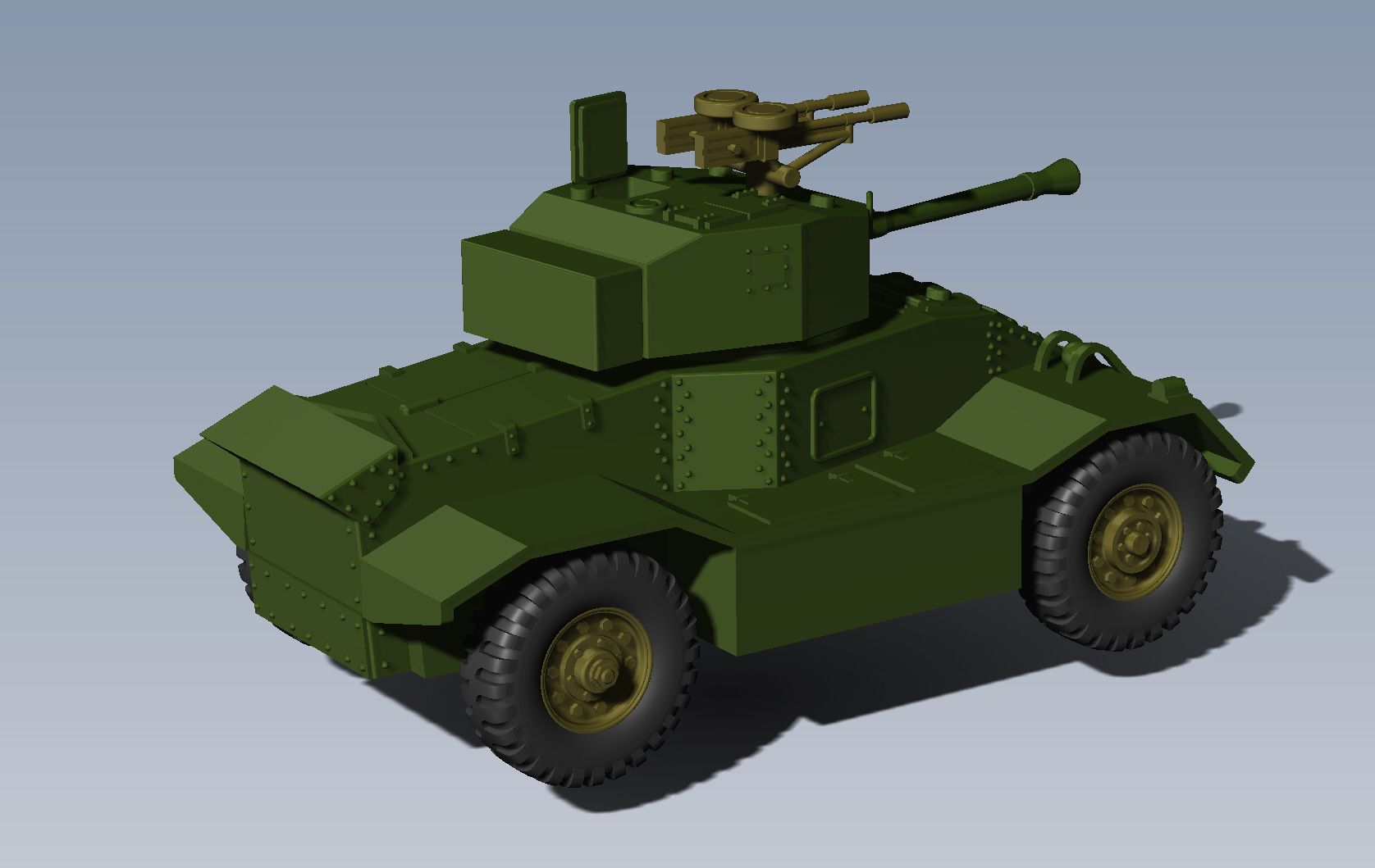 AEC Mk.III Armoured Car (UK, WW2) | 3D models download | Creality Cloud