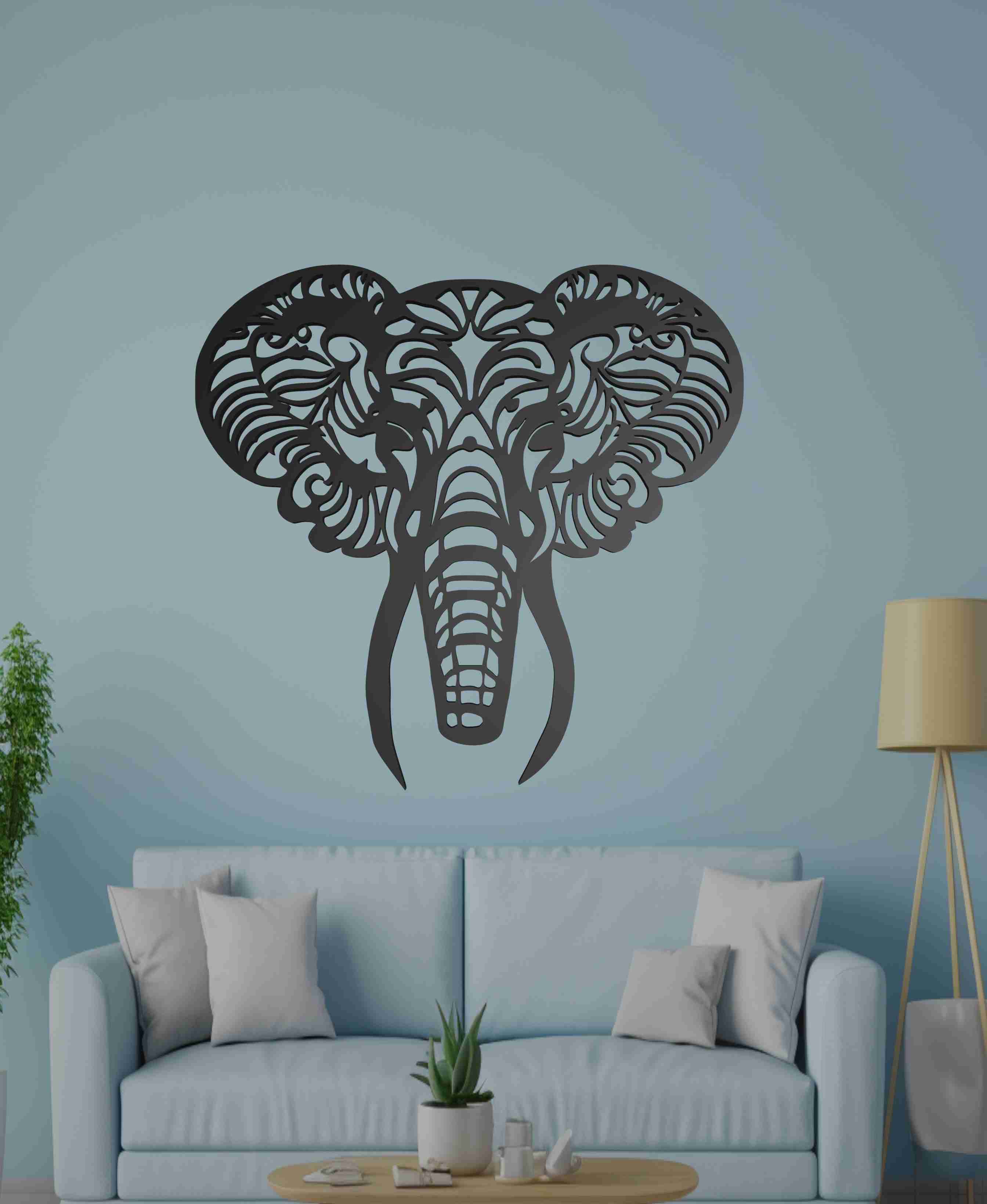 Elephant Wall Art | 3D models download | Creality Cloud