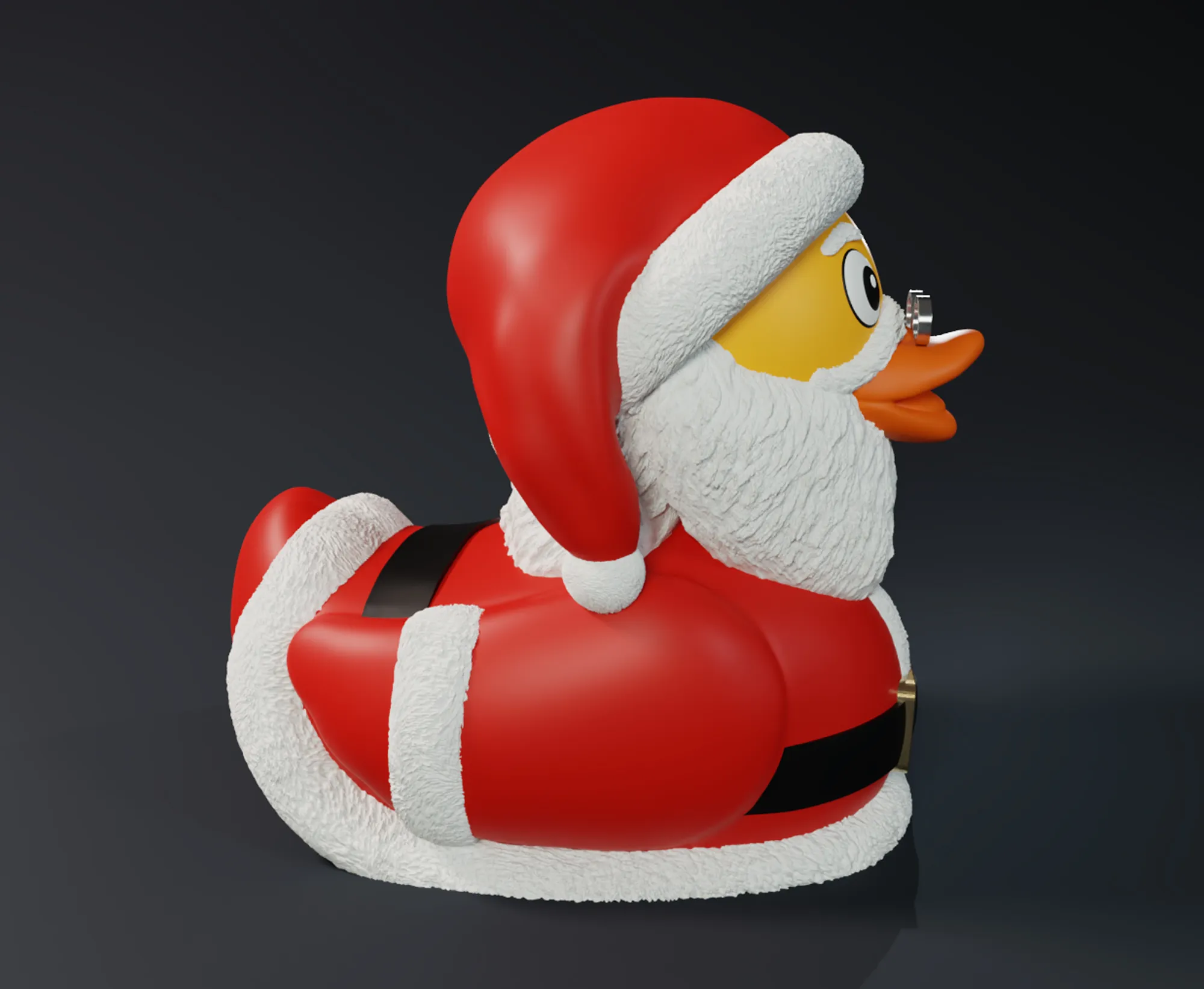 Other STL Download - Cute Santa Claus Rubber Duckby César_Cruz