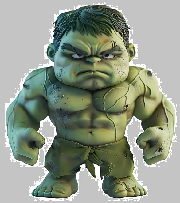 Characters & Creatures STL Descarga - hulk - AlexCreations