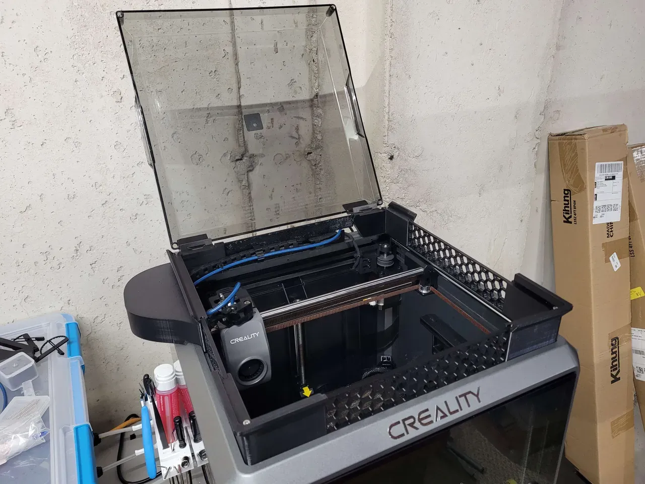 3D Printer Files | 3MF File | Creality K1 Hinged Riser with Chain ...