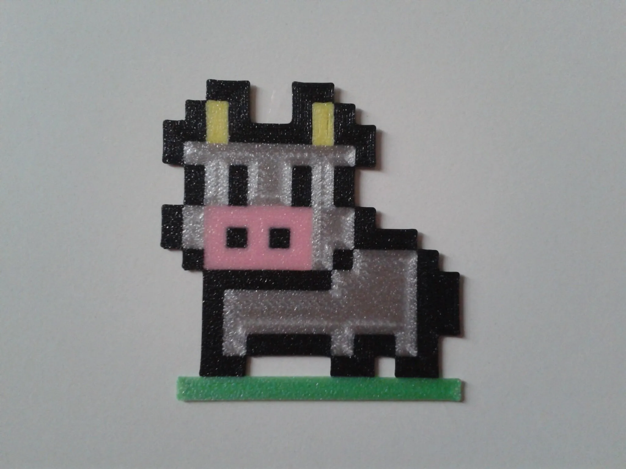 3D Printer Files | 3MF File | Cow 1, 8-bits, with 5 colors (multi-color ...