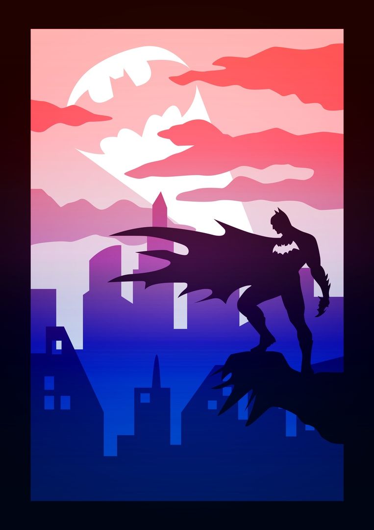 batman lightbox (shadow box) | 3D models download | Creality Cloud