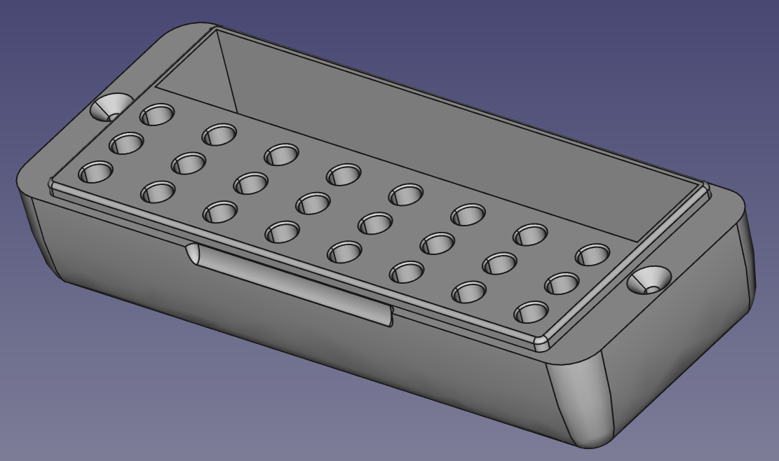 Nozzle box + toolbox with magnet 6x3mm and screw M04x20 | 3D models ...