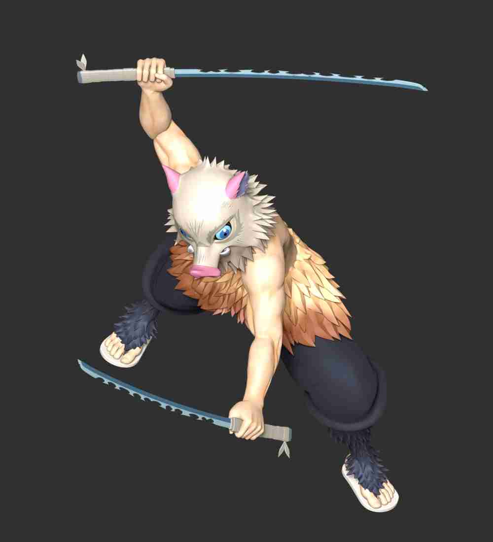 Demon Slayer - Inosuke Hashibira | 3D models download | Creality Cloud