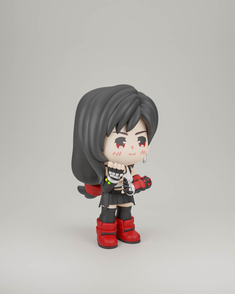 FFVII CHIBI : TIFA LOCKHART | 3D models download | Creality Cloud