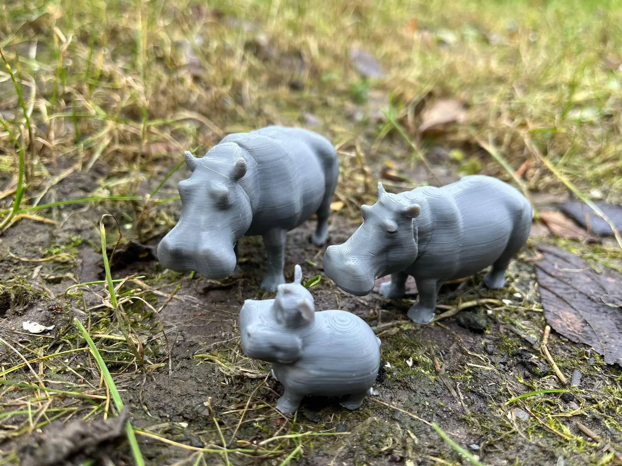3D Printer Files | 3MF File | Hippo family | Creality Cloud