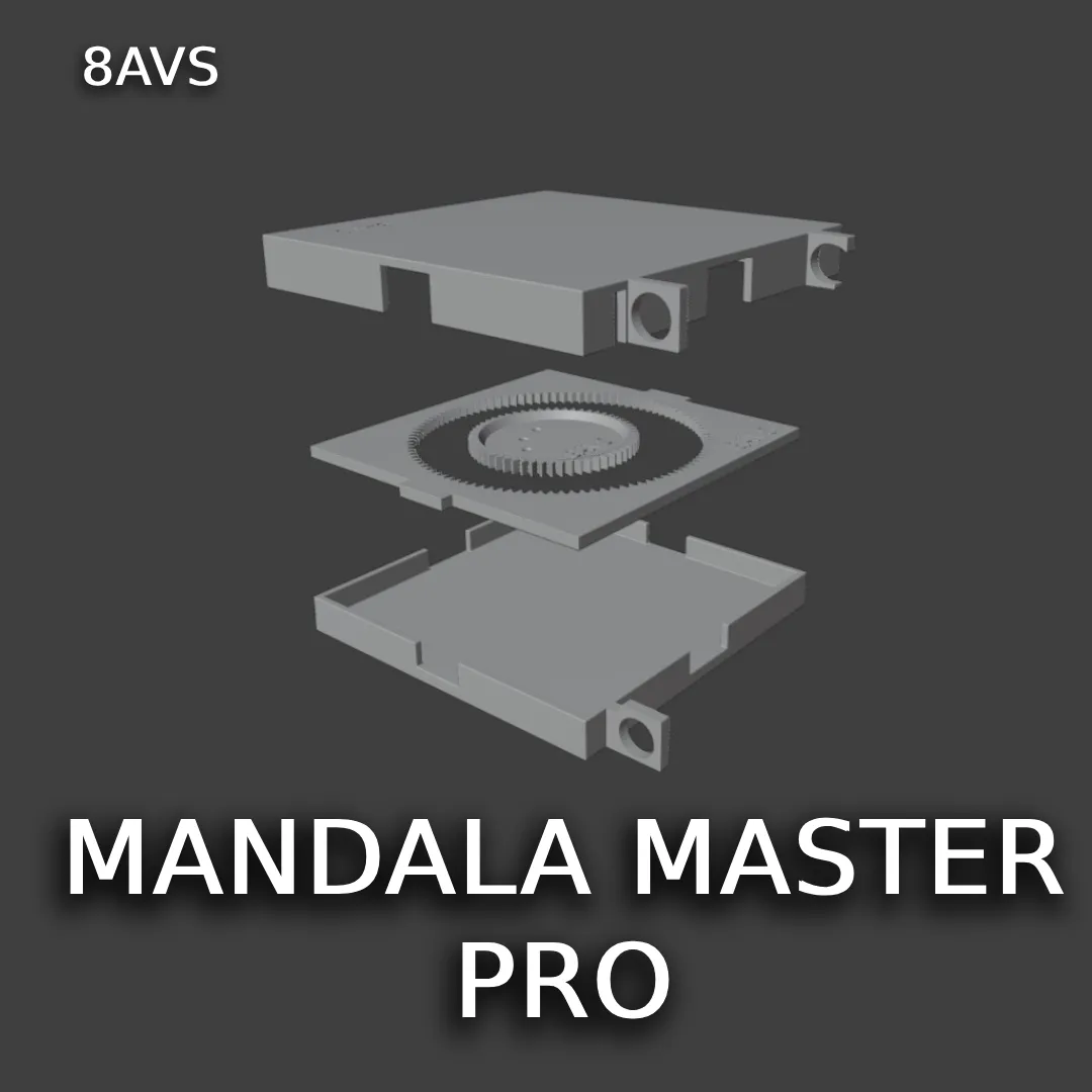 Digital Art STL Download - Stress Relief "Mandala Master PRO" 🎨 with an ...