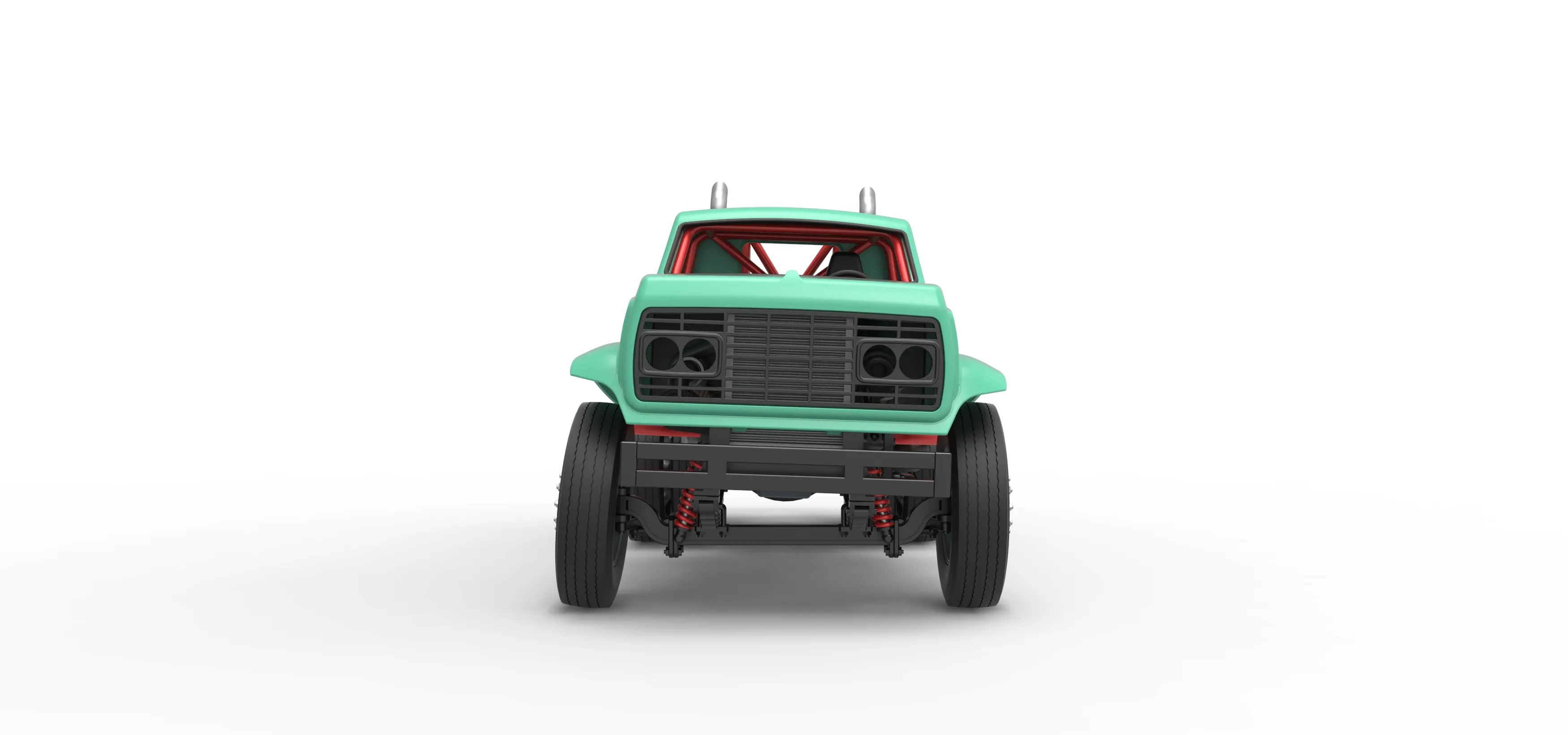 Vehicles & Machinery STL Download - Vintage GATR Racing Semi truck ...