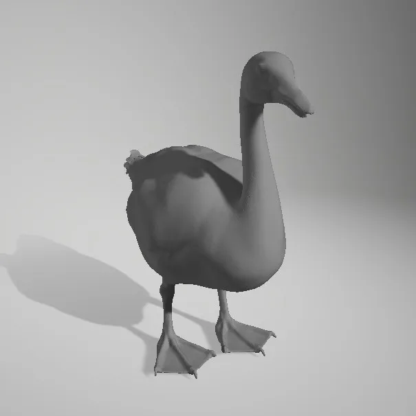 Free Characters & Creatures STL Download - goose 02by xhobby1