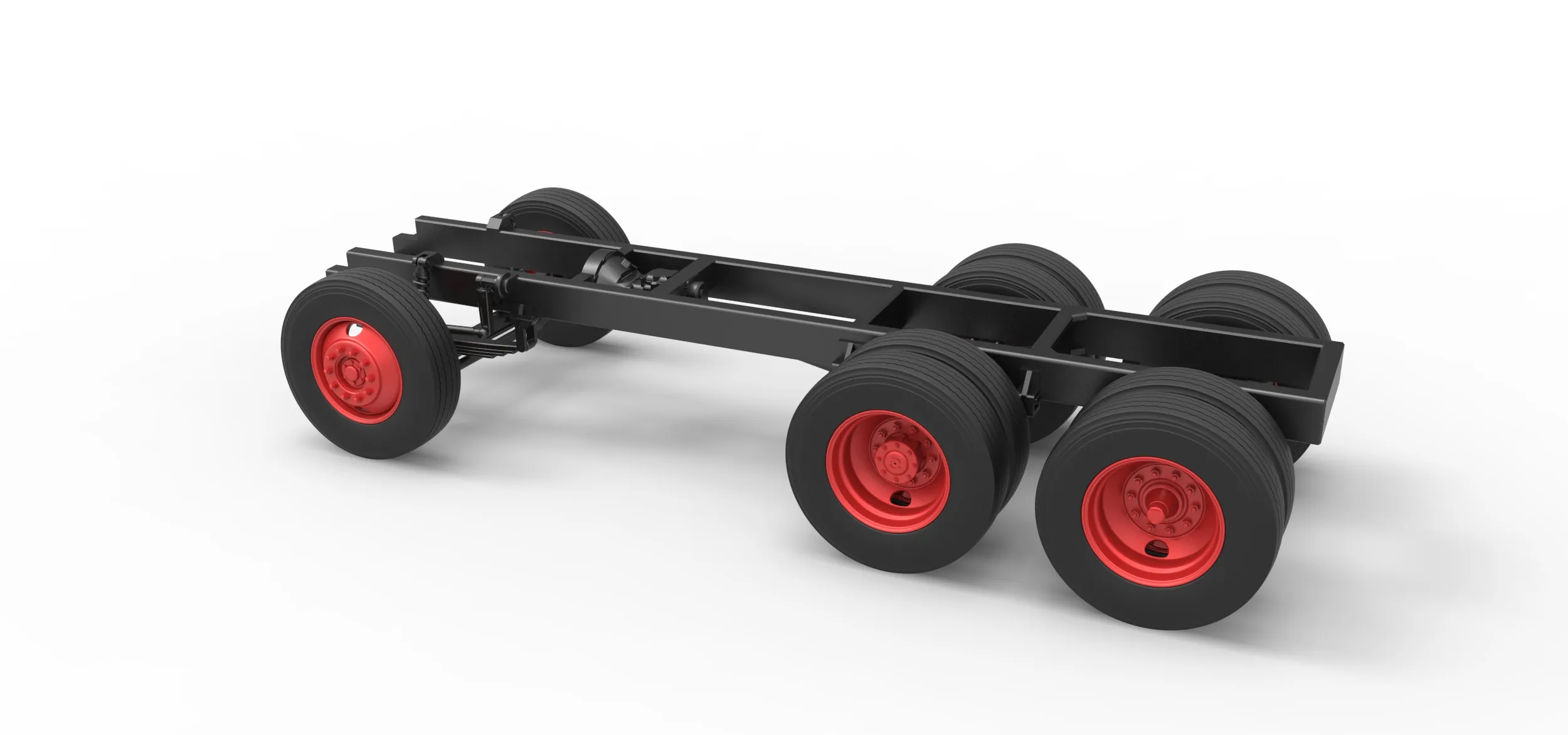 Vehicles & Machinery STL Download - Chassis of Vintage GATR Racing Semi ...