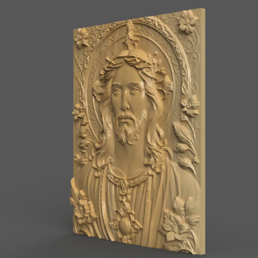 Digital Art STL Download - Jesus Christ portraitby HIve