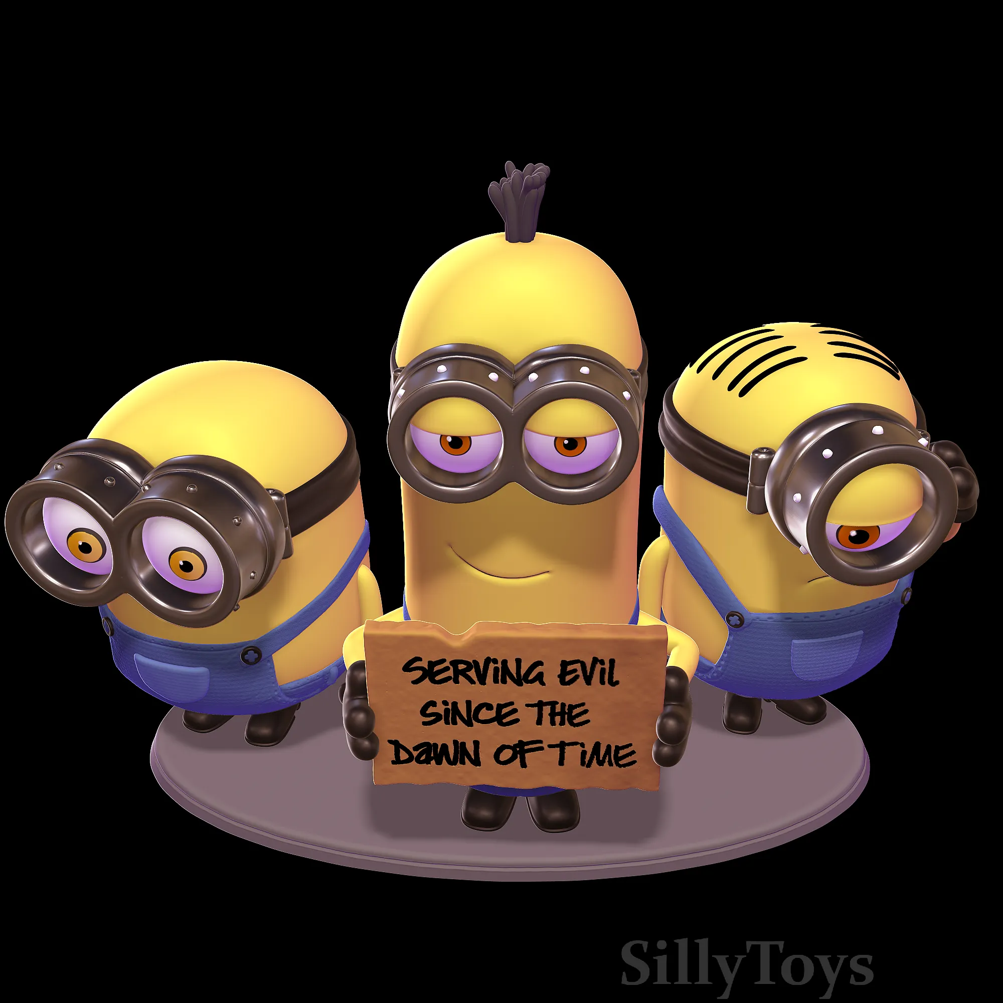 Characters & Creatures STL Download - Minions Dioramaby SillyToys