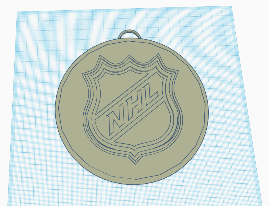 NHL Logo Keychain | 3D models download | Creality Cloud