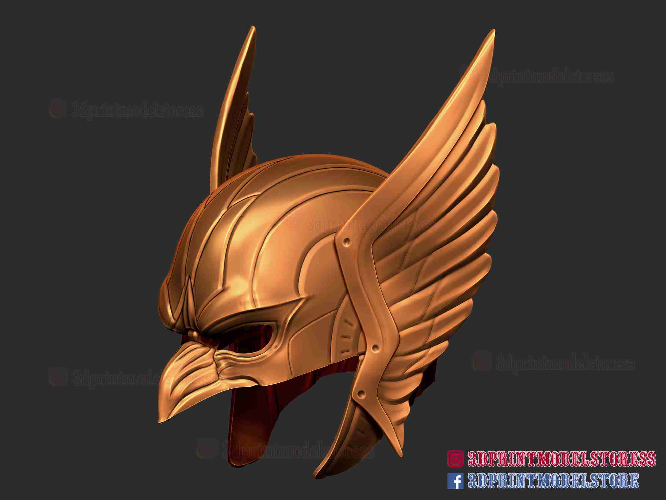 Hawkman Helmet - DC Comics Cosplay - Black Adam Movie | 3D models ...