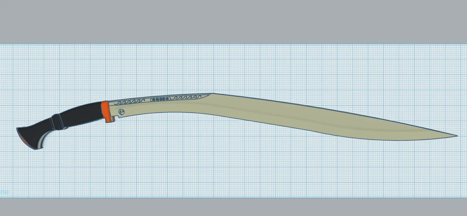 Free Characters & Creatures STL Download - 22 Inch Limbuwan Khukuriby ...