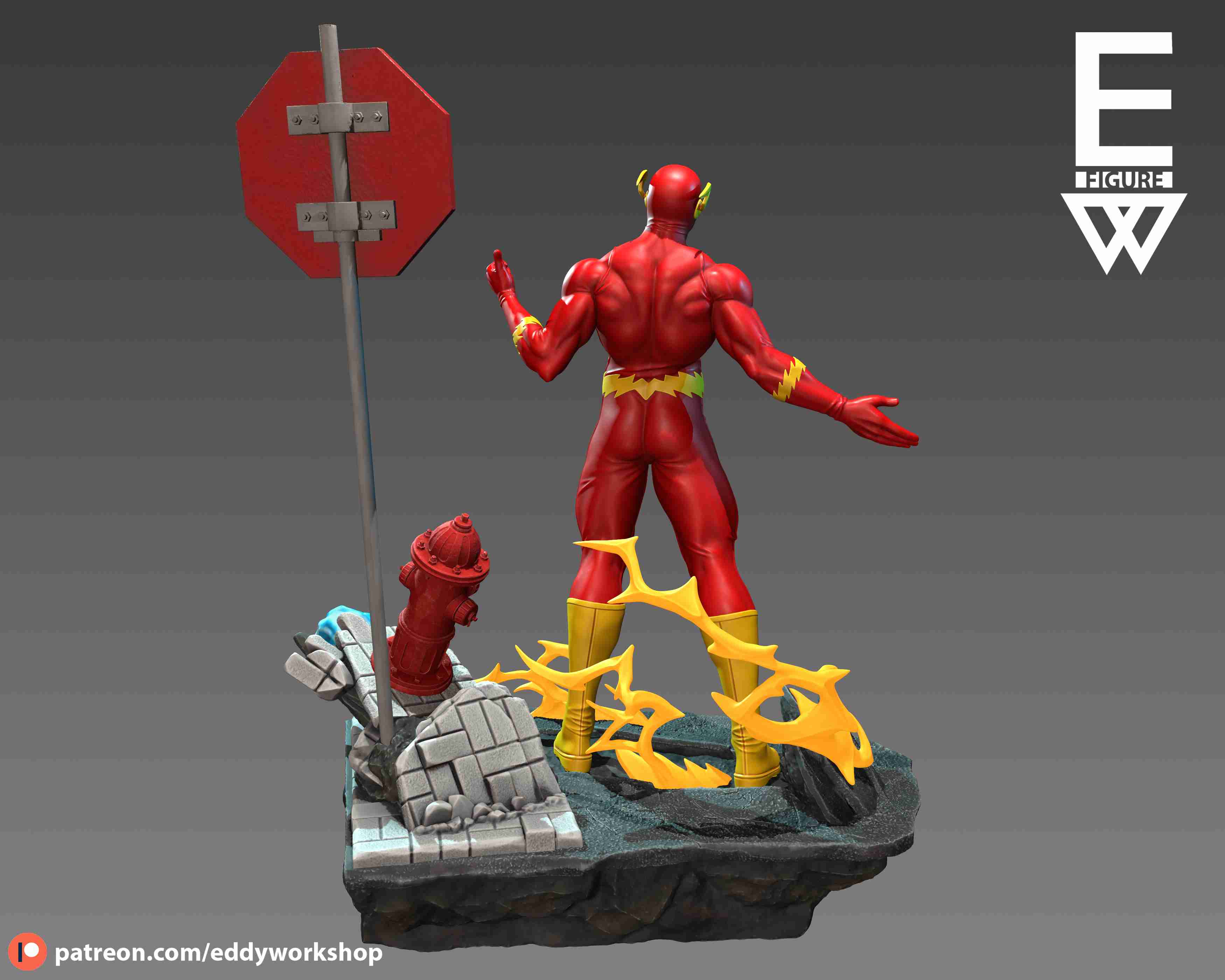 The Flash - 3D STL READY TO PRINT | 3D models download | Creality Cloud