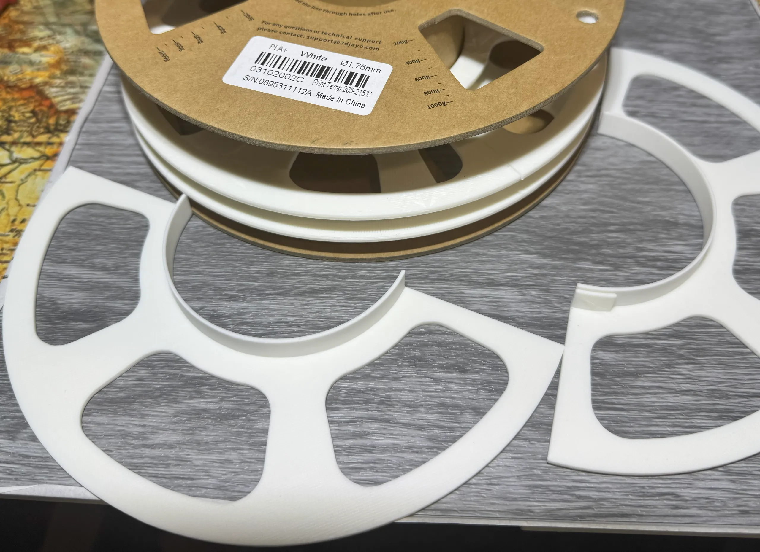 Free 3D Printer Parts STL Download - Large Spool for PET bottle strip ...