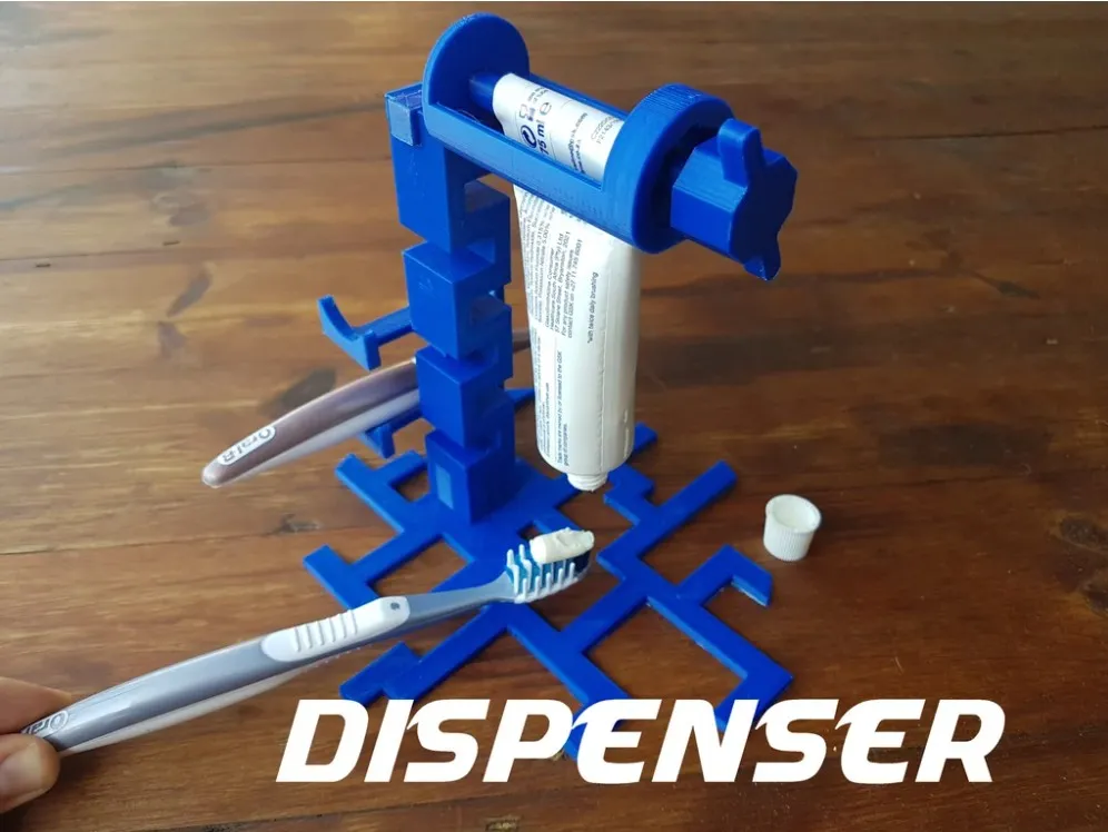 3D Printer Files | 3MF File | Toothpaste Dispenser | Creality Cloud