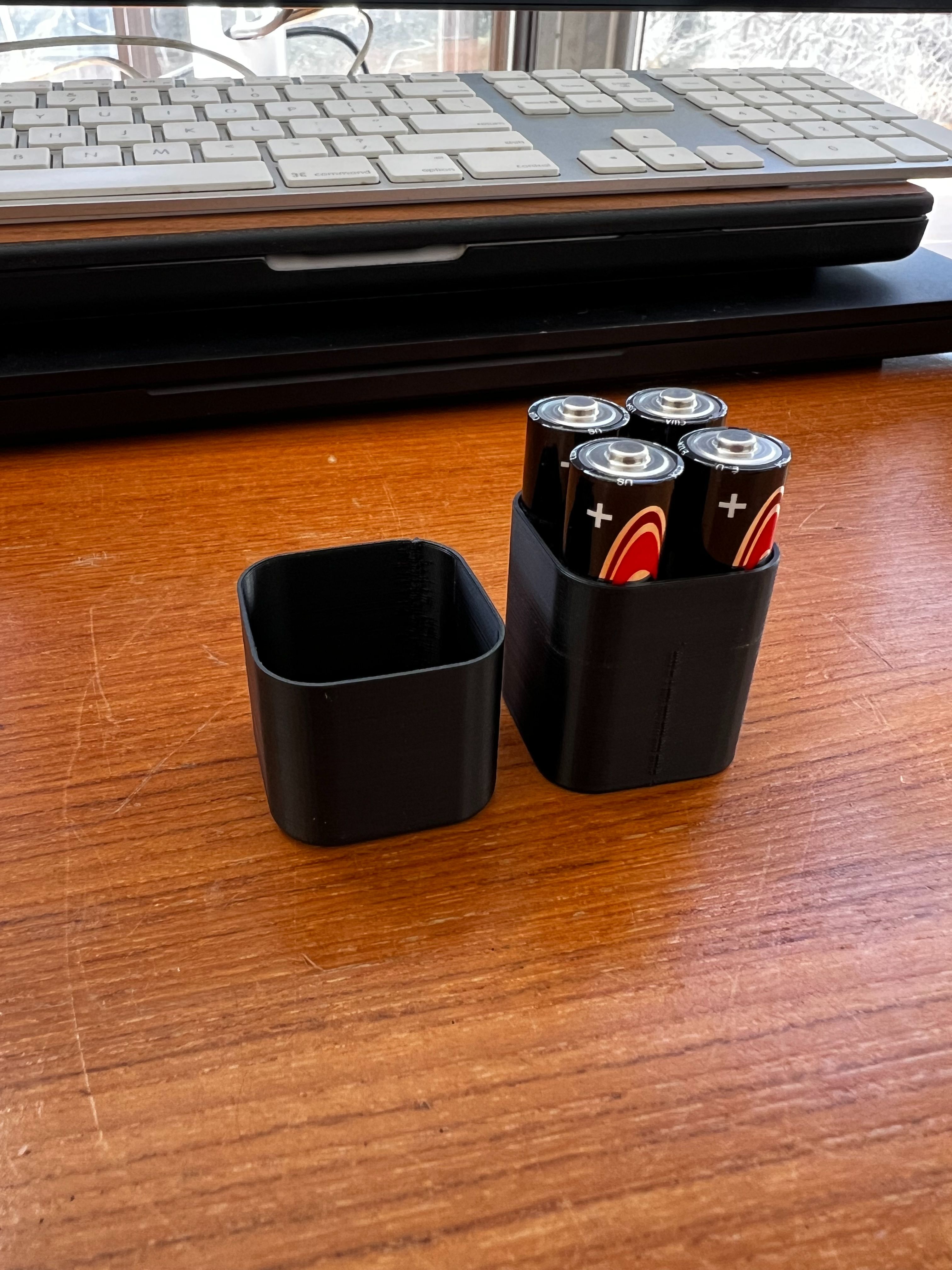 Battery Travel Case - AA, AAA | 3D models download | Creality Cloud