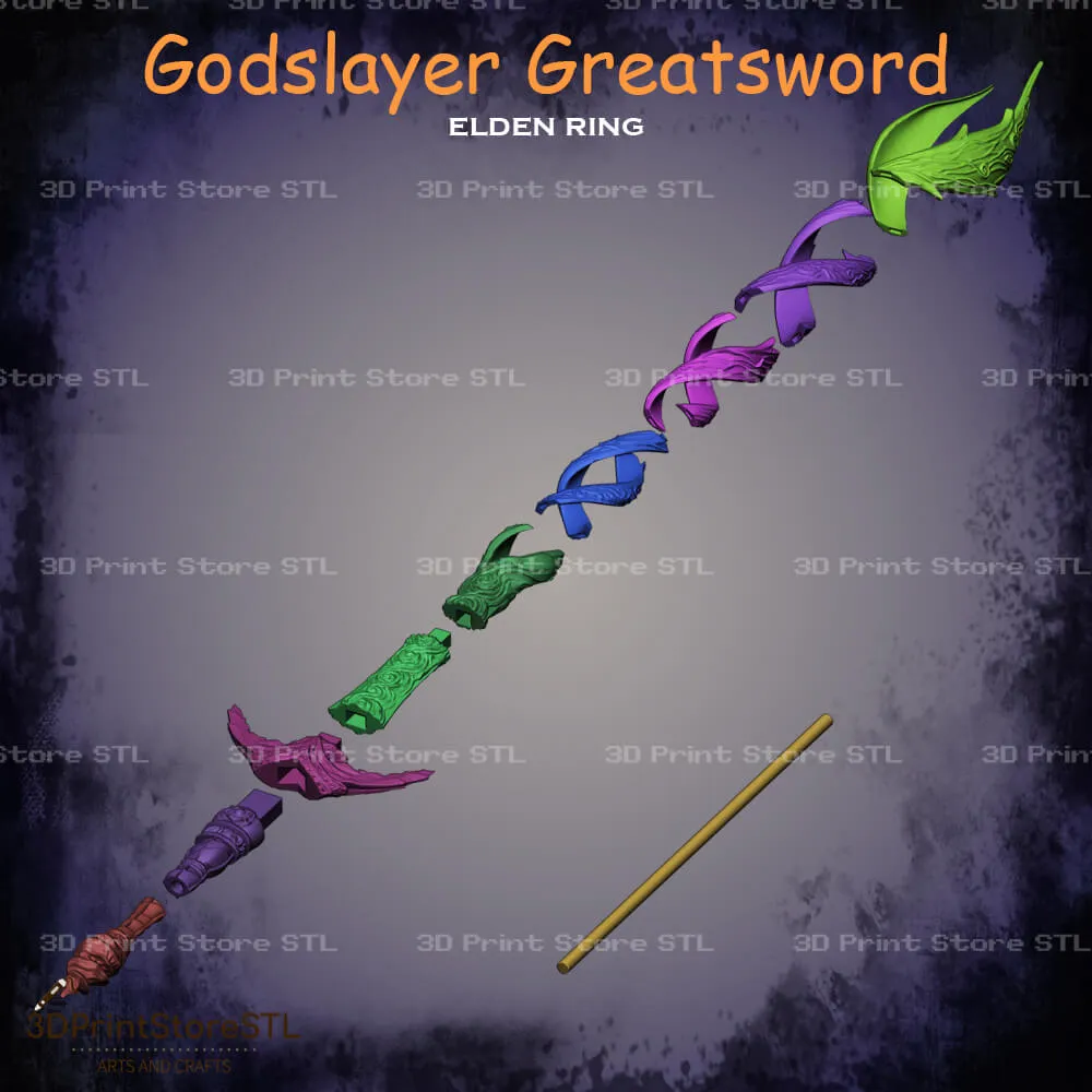 Cosplay STL Download - Godslayer Greatsword Cosplay Elden Ring - STL ...