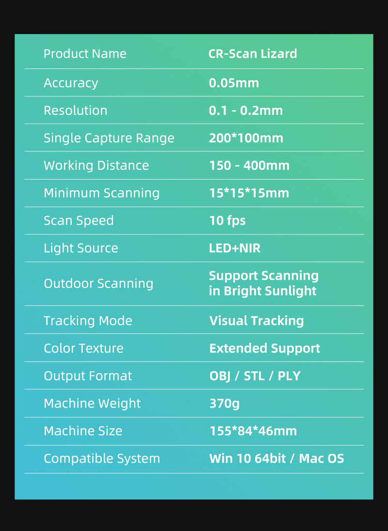 Creality CR-Scan Lizard: Affordable 3D Scanner to Capture the Finest ...