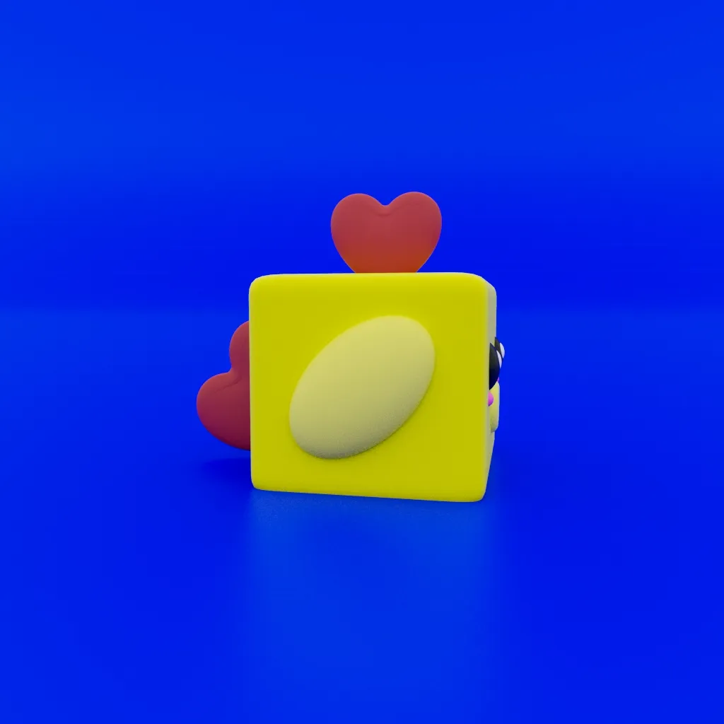 Other STL Download - valentine fish cubeby cute 3d prints