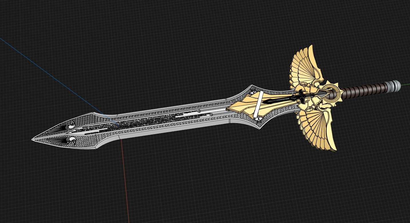 Dark angels sword of Caliban | 3D models download | Creality Cloud