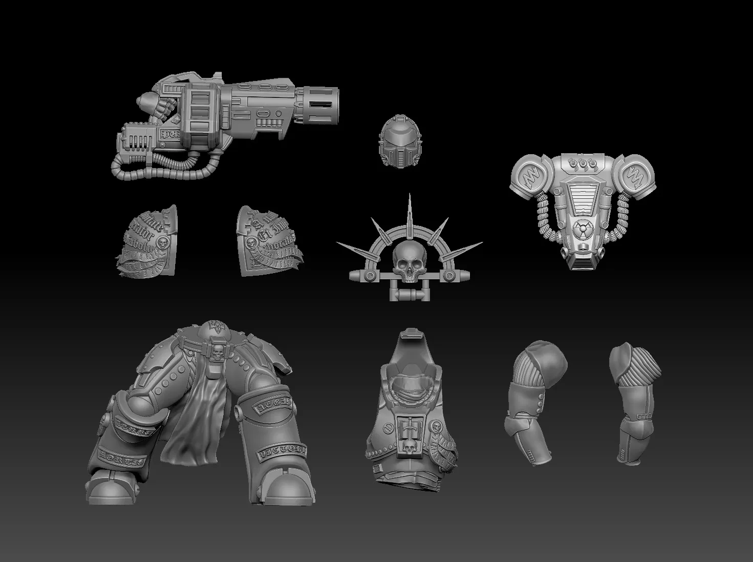Characters & Creatures STL Download - Steel Sentinel 8by Silent Gil