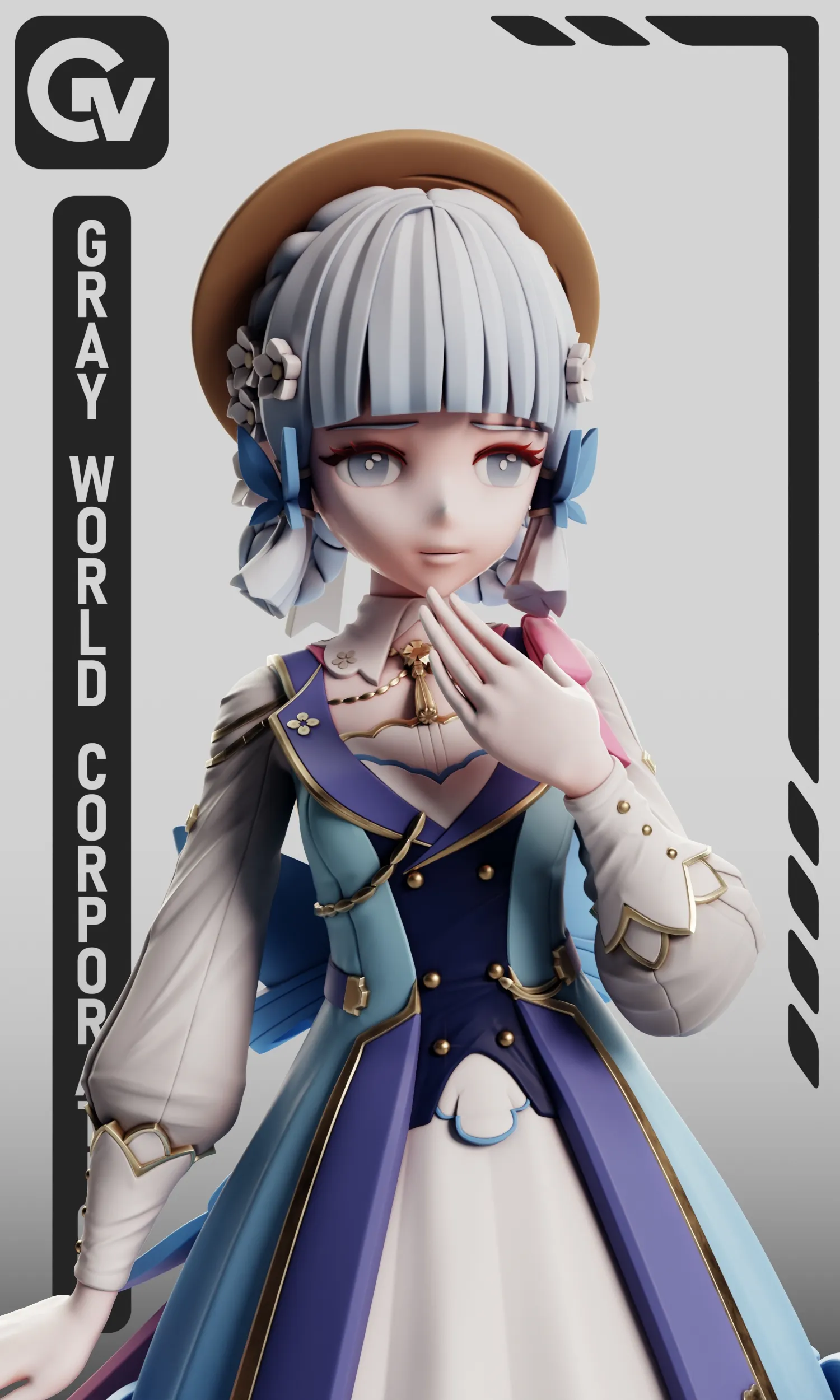 Other STL Download - Kamisato Ayaka "Springbloom Missive" | Genshin Impactby Gray World Corporation