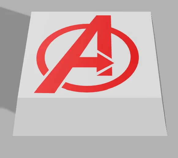 Other STL Download - KeyCap Letter A (Avengers)by mld 3d italia