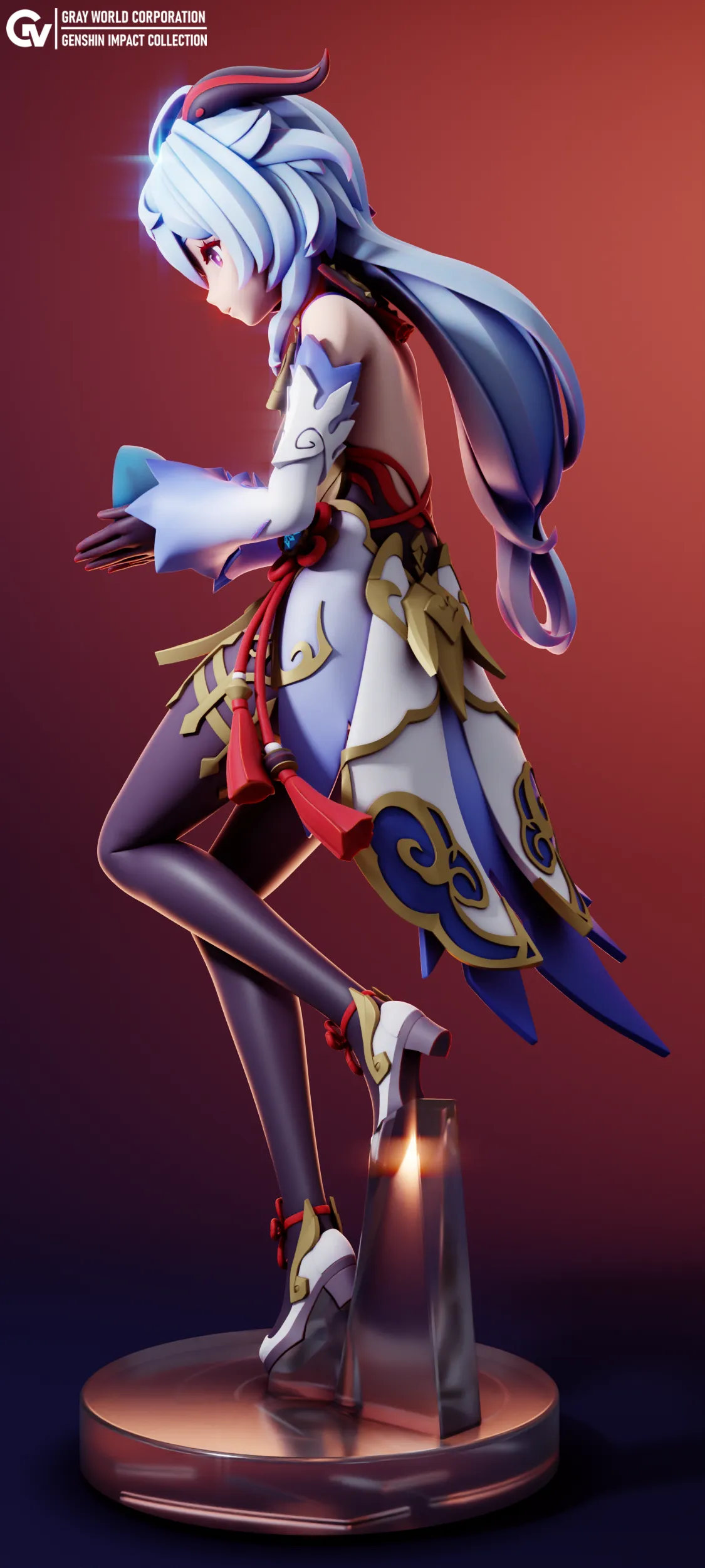 Characters & Creatures STL Download - Gan Yu | Genshin Impactby Gray World Corporation