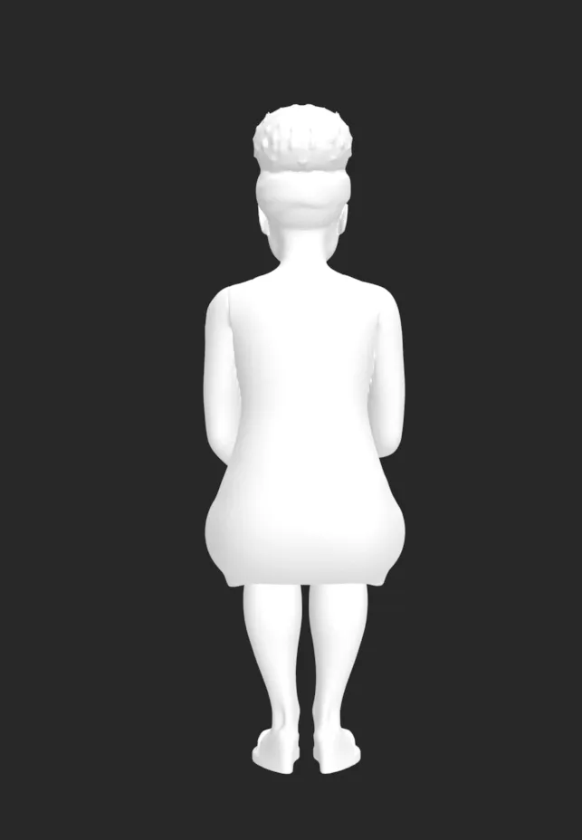 3D Printer Files | 3MF File | woman sitting reading a book | Creality Cloud