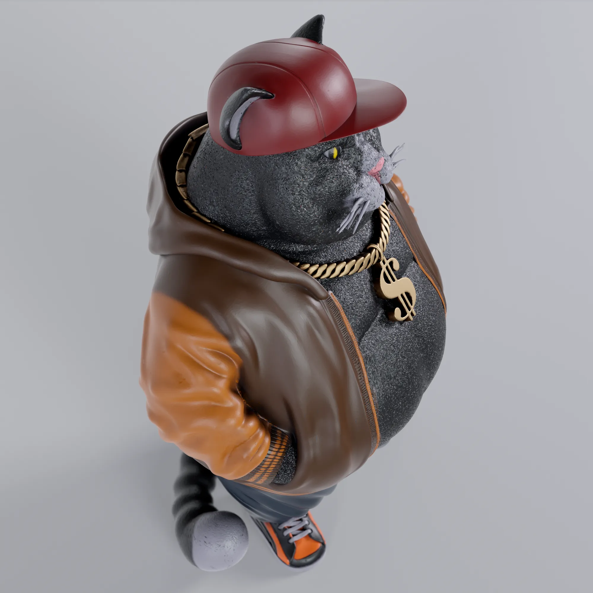 GATO GORDO RAPERO | 3D models download | Creality Cloud