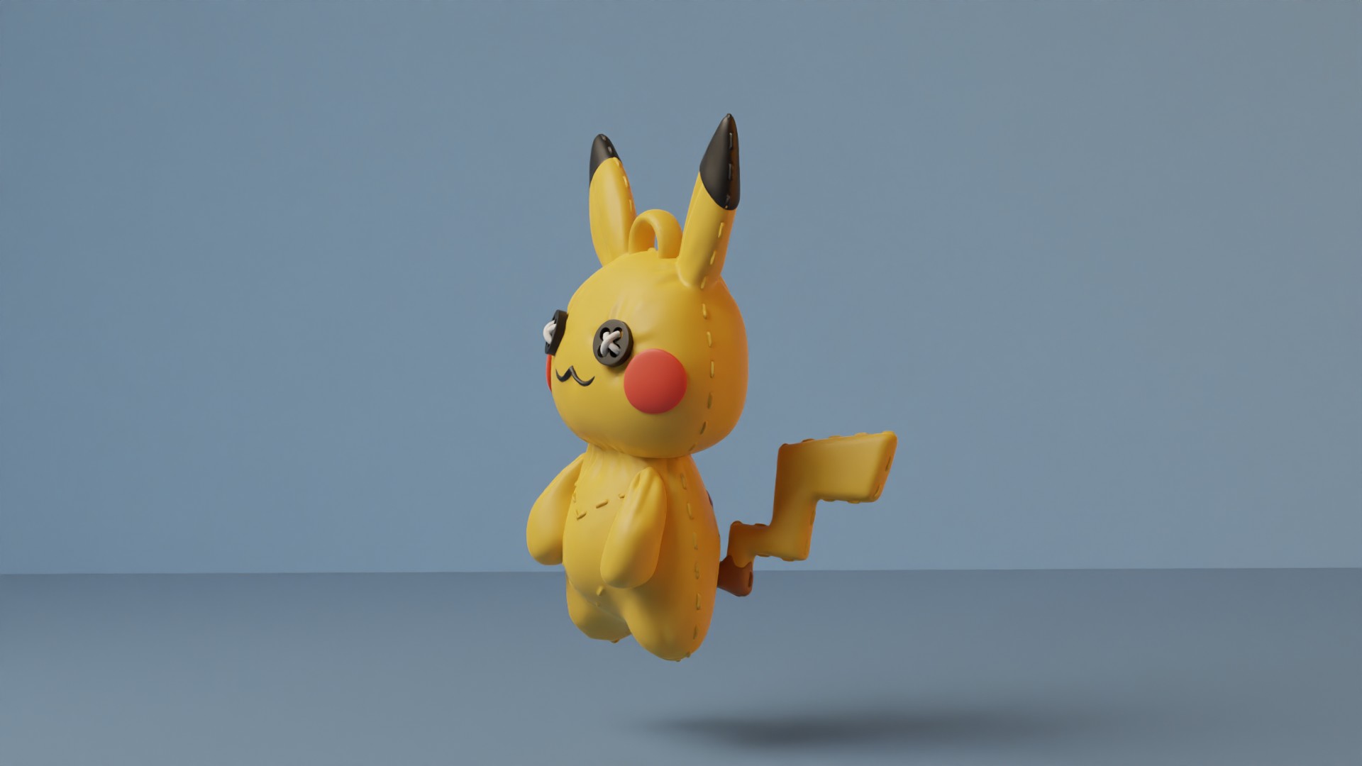 POKÉMON PIKACHU RAGDOLL KEYCHAIN OR PENDANT | 3D models download ...