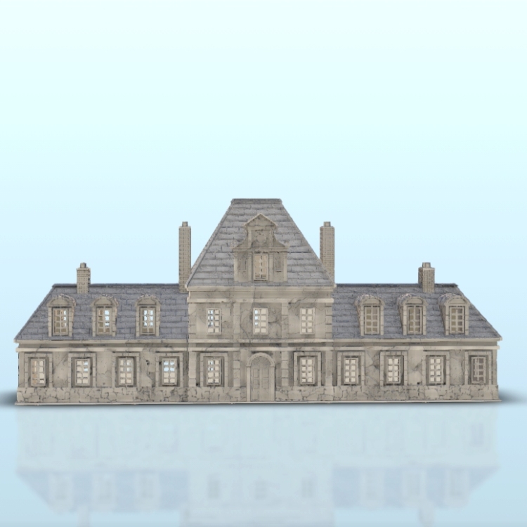 Baroque manor 20 - terrain WW2 scenery modern miniatures