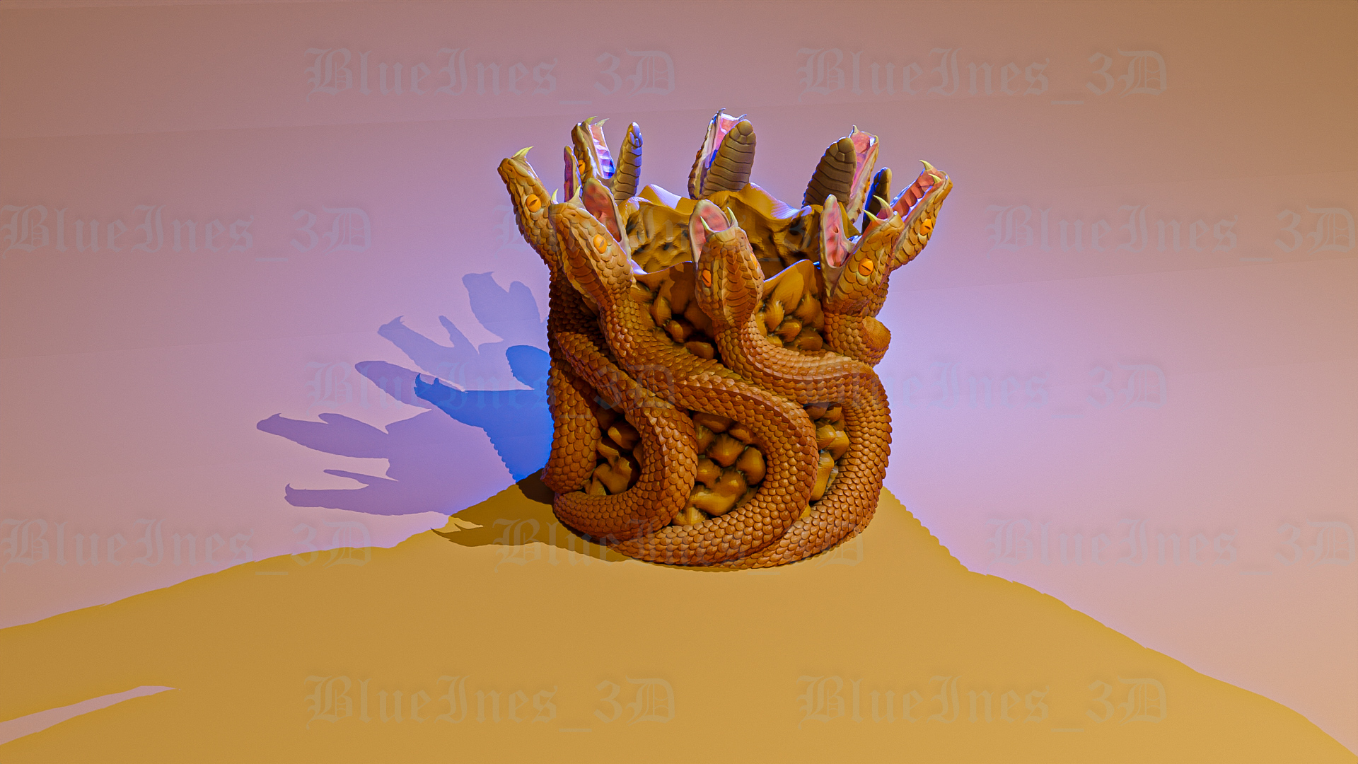 Snake Pen holder | 3D models download | Creality Cloud