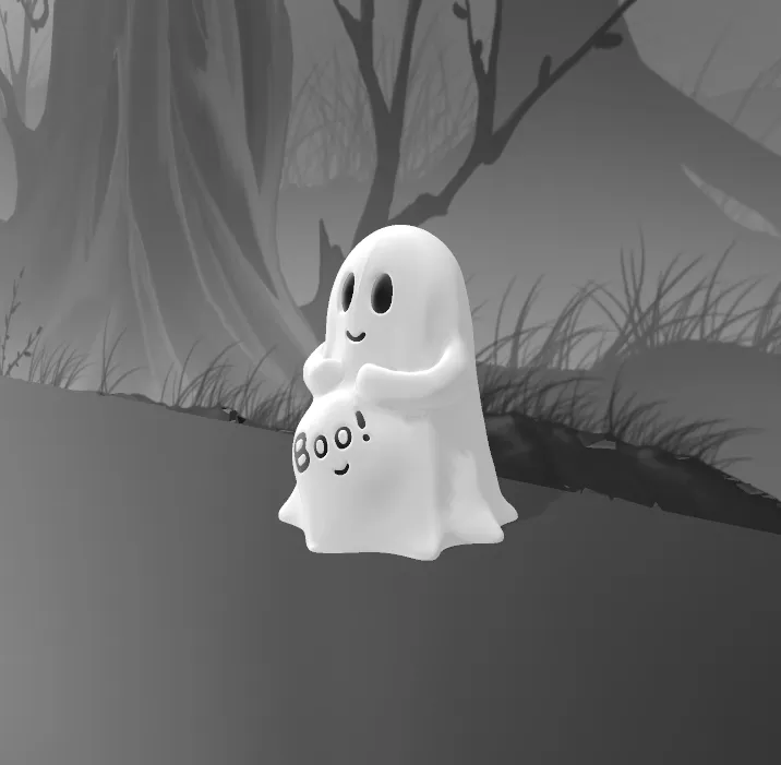 Other STL Download - pregnant ghost support freeby Mr3DBeast