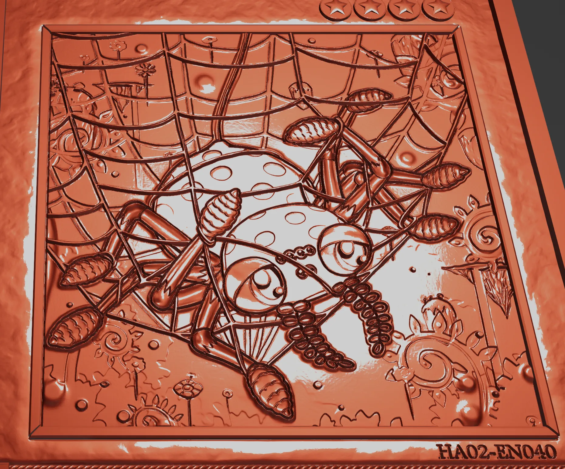 3D Printer Files | 3MF File | Naturia Spiderfang - yu-gi-oh! | Creality ...