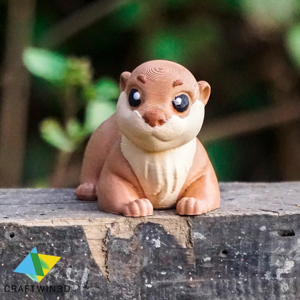 Other STL Download - Print in place Flexy otterby CraftWin3d