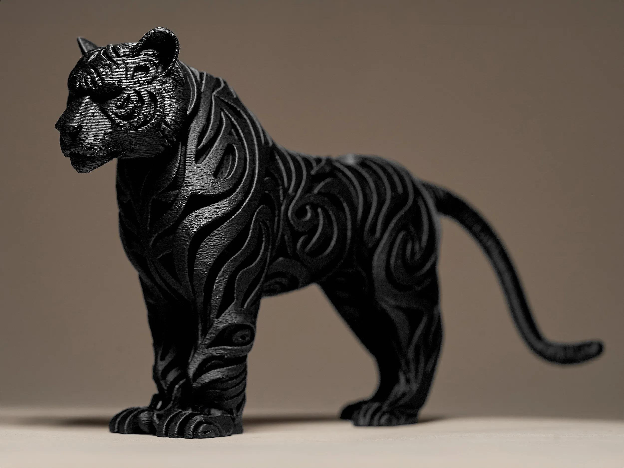 3D Printer Files | 3MF File | Designer TIGER Sculpture | Creality Cloud