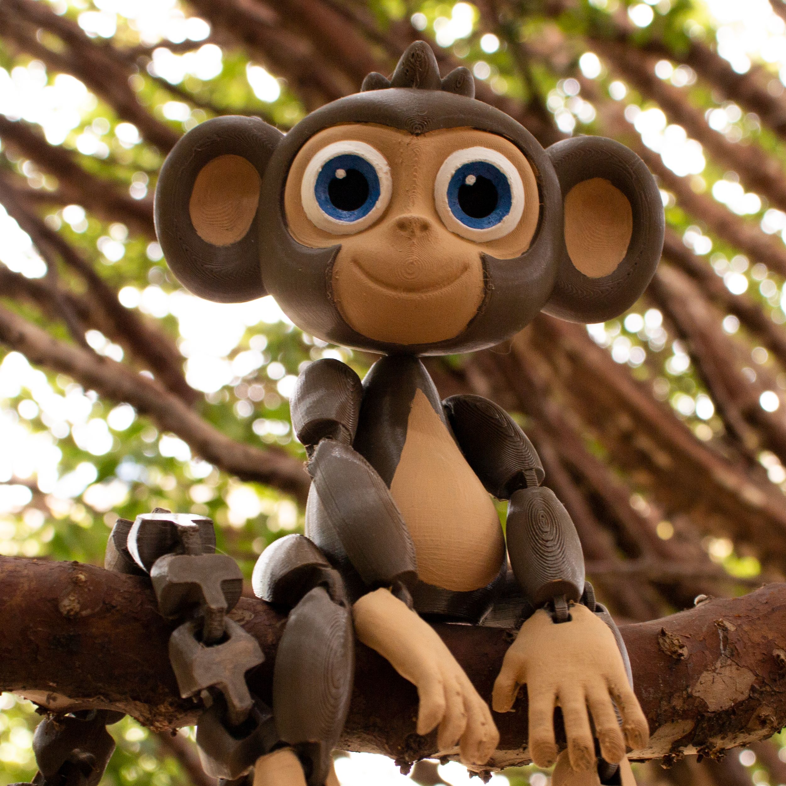 ARTICULATED MONKEY | 3D models download | Creality Cloud