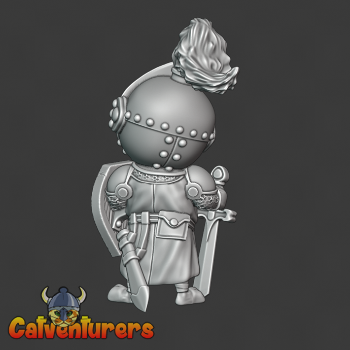 Sir Snortington Pug Knight | 3D models download | Creality Cloud