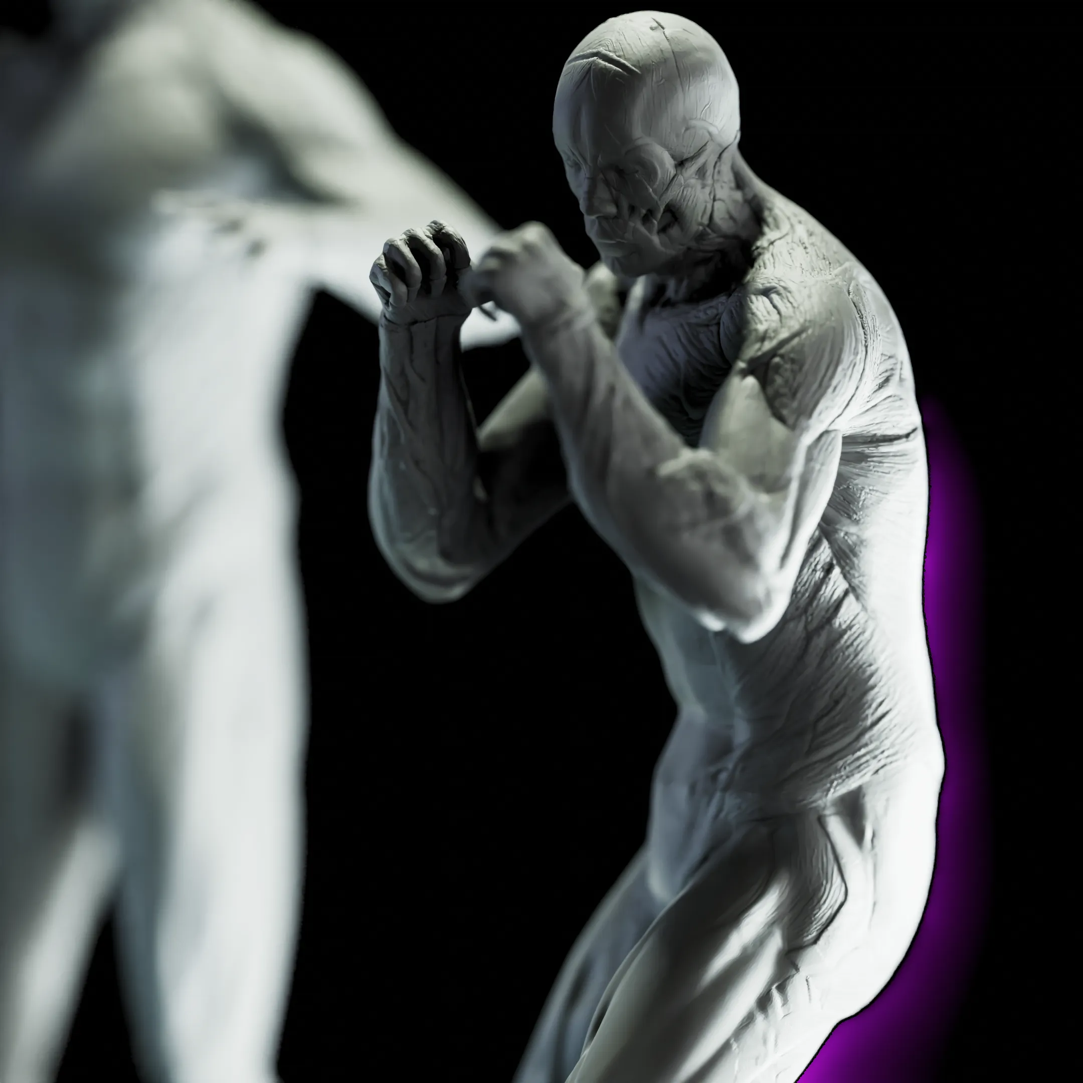 Other STL Download - 3d model with human musculature x 5 poses for ...